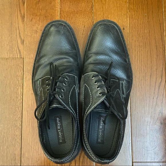 Robert Wayne | Shoes | Robert Wayne Black Aries Leather Dress Shoes D ...